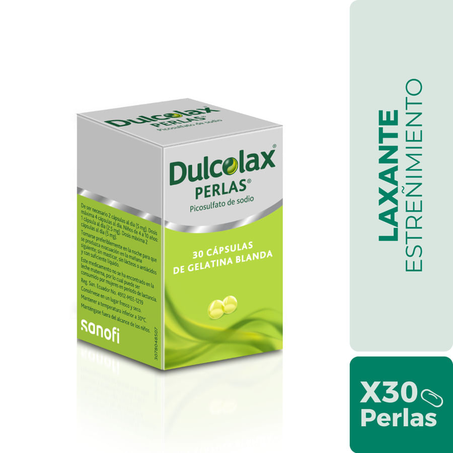 Laxante dulcolax 2.5 mg cápsulas blandas x 30 - Pharmacys