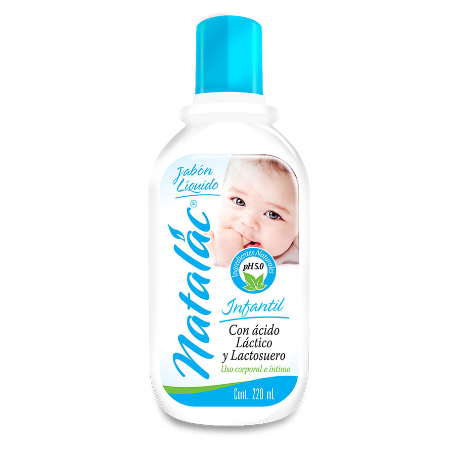 Jabón líquido natalac infantil 220 ml - Pharmacys