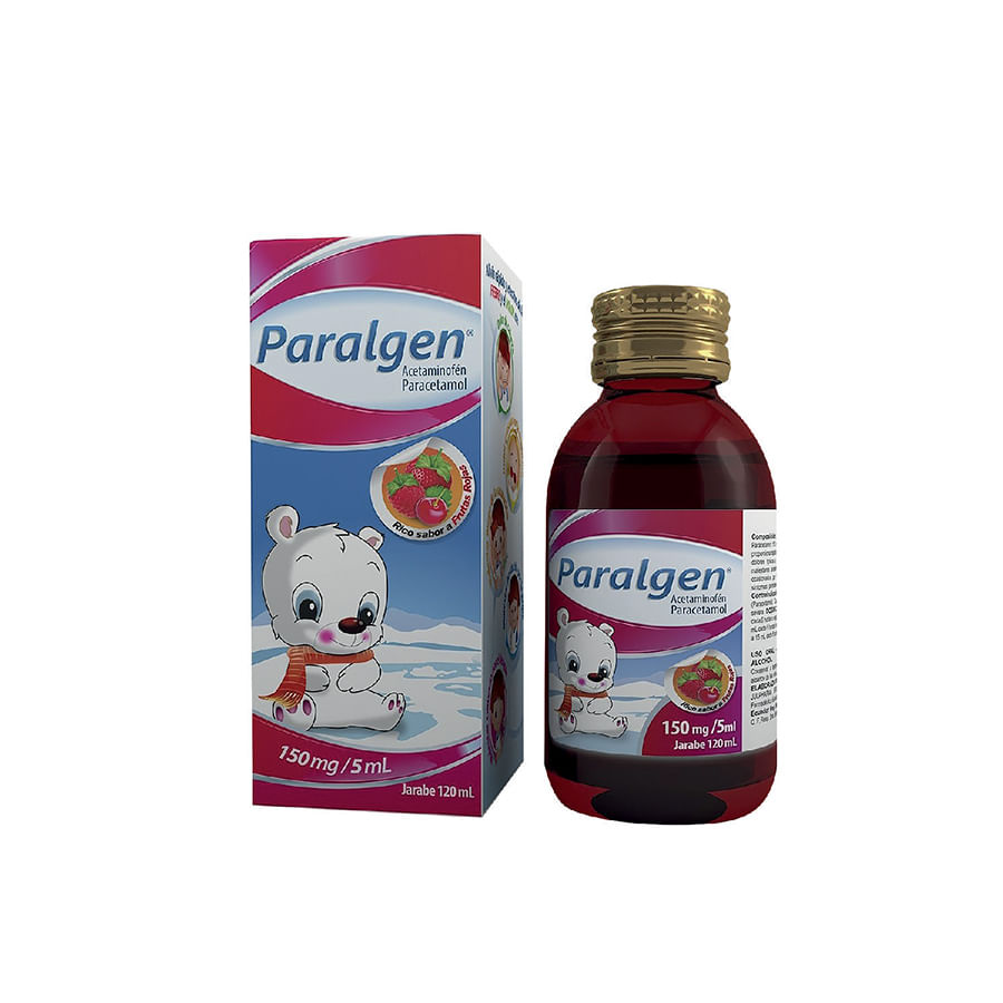 Paralgen 150 mg jarabe 120 ml - Pharmacys