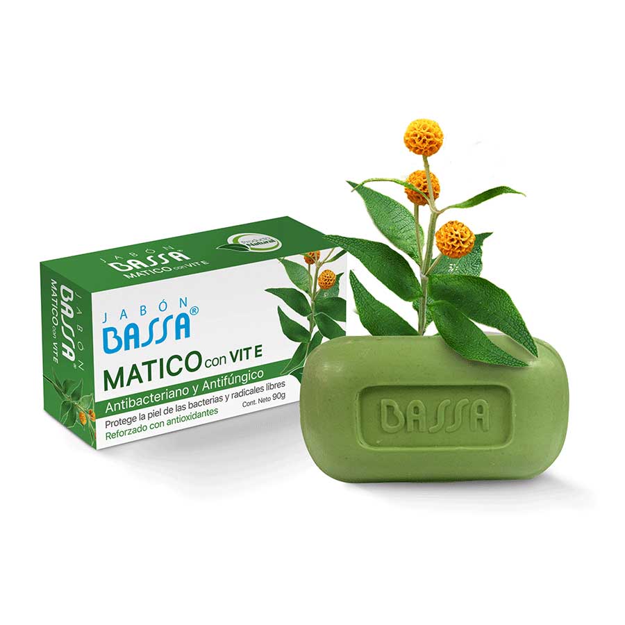 Jabón en barra bassa matico y vitamina e - Pharmacys