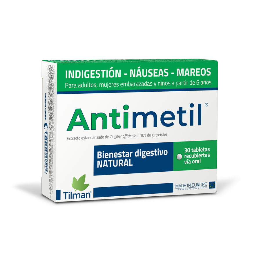 Antimetil tableta recubierta x30 - Pharmacys