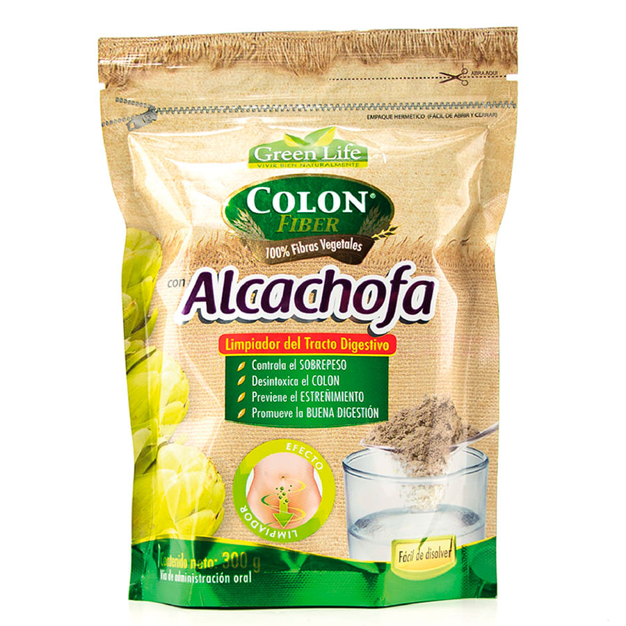 Colon fiber alcachofa en polvo 300 g - Pharmacys