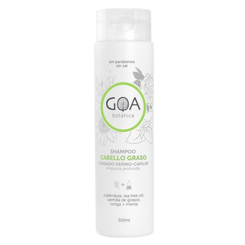 Shampoo goa botanica cabello graso 300ml - Pharmacys
