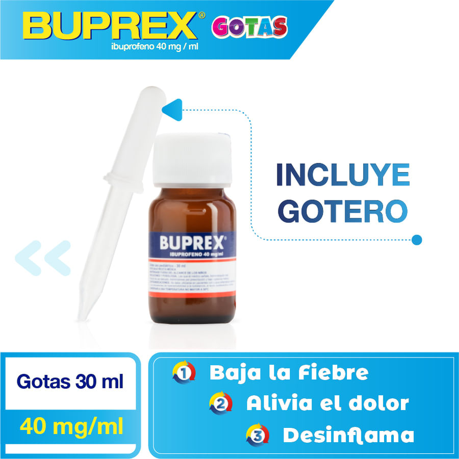 Buprex 40 mg en gotas 30 ml - Pharmacys